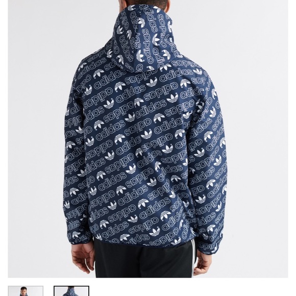 adidas | Jackets & Coats | Adidas Mens Monogram Windbreaker Jacket ...